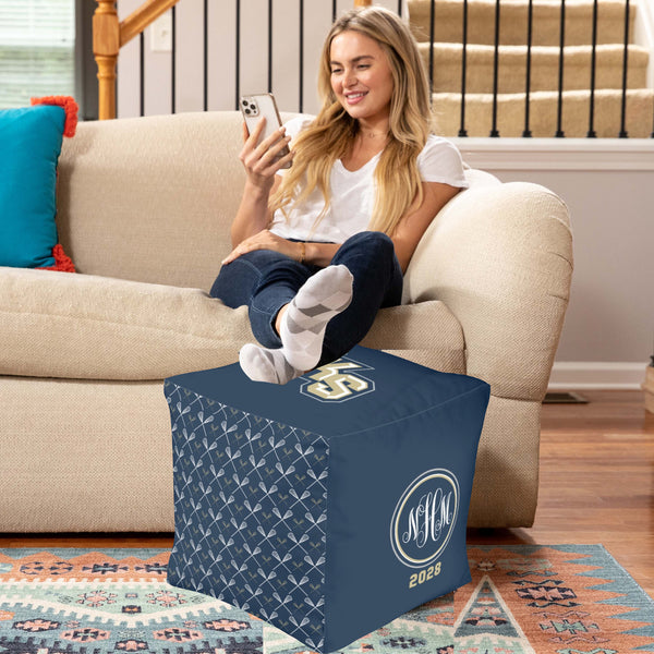 Oak Knoll School Ottoman – Vitamin Sea Design