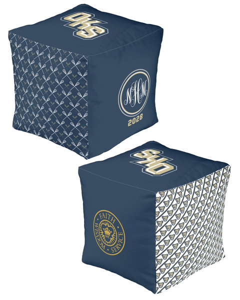 Oak Knoll School Ottoman – Vitamin Sea Design